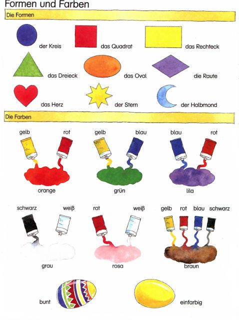 Formen und Farben - Deutsch - Viel Spass