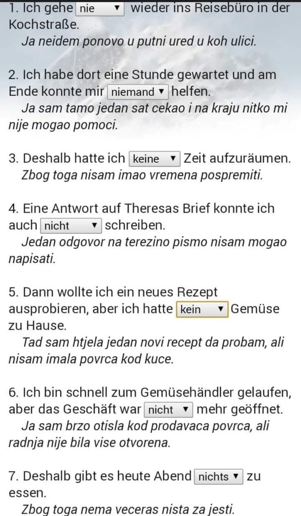 Sätze mit "weil" das (Nebensatz) - Deutsch - Viel Spass