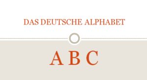NJEMAČKA ABECEDA / DAS DEUTSCHE ALPHABET - Deutsch - Viel Spass