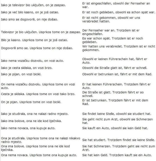 Veznici 4- Konjunktionen 4 - Deutsch - Viel Spass