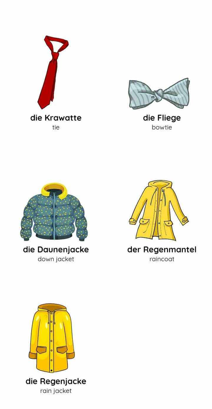 KLEIDUNG - Deutsch - Viel Spass